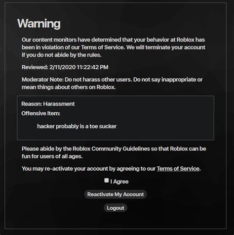 Another Old Deserved Ban Rdeservedbansonroblox