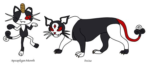 Regional Meowth And Persian By Esteemed Entity On Deviantart