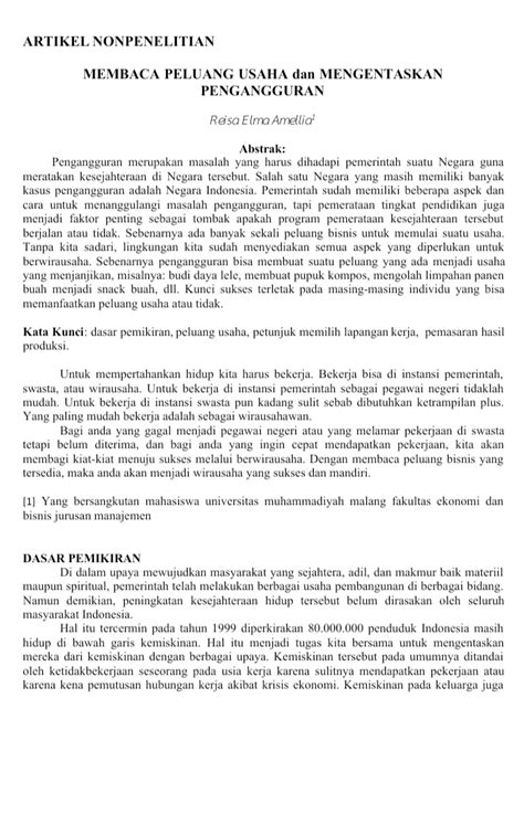 5 Contoh Artikel Ilmiah Yang Bisa Jadi Referensi Dailysocialid