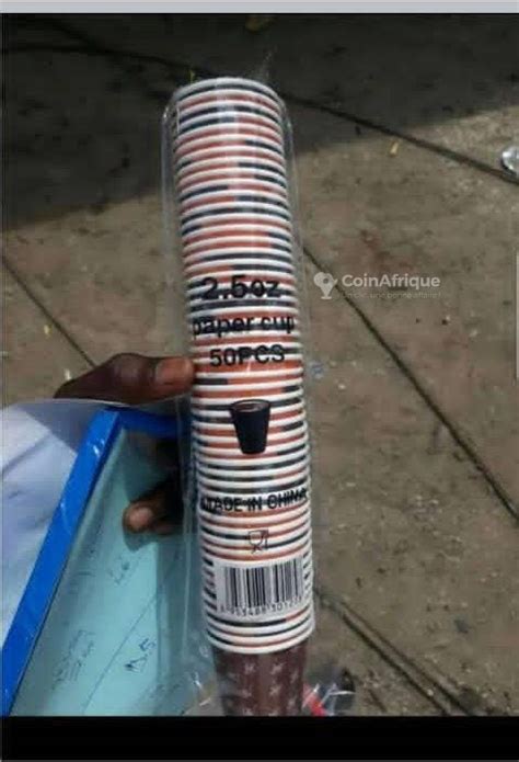 Mat Riel March S Commerces Tasses En Papier Au S N Gal Coinafrique