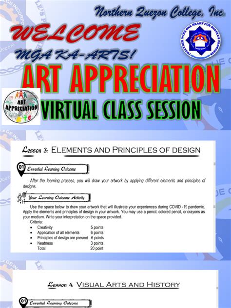 Artsapp Virtual Class Lesson 5 6 1w2sem 2021 22 Pdf