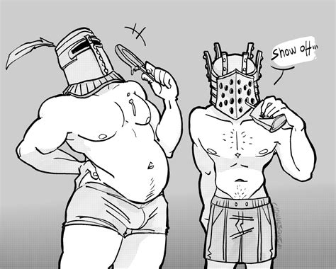Rule 34 2boys Bulge Dadbod Dark Souls Fromsoftware Helmet Knight