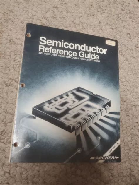 Vintage Radio Shack Semiconductor Reference Handbook 276 4009 1986 £8 01 Picclick Uk