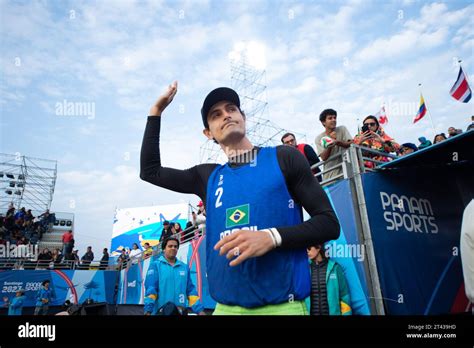 Santiago Chile 27th Oct 2023 André Loyola Stein In The Mens Beach
