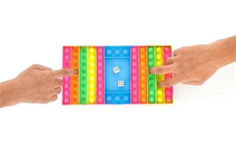 Rainbow Silicon Ludo Board Game Popit Game Number Of Players 2 At Rs