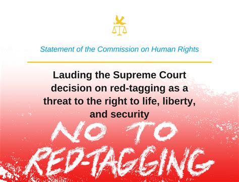 Statement Of The Commission On Human Rights Lauding The Supreme Court