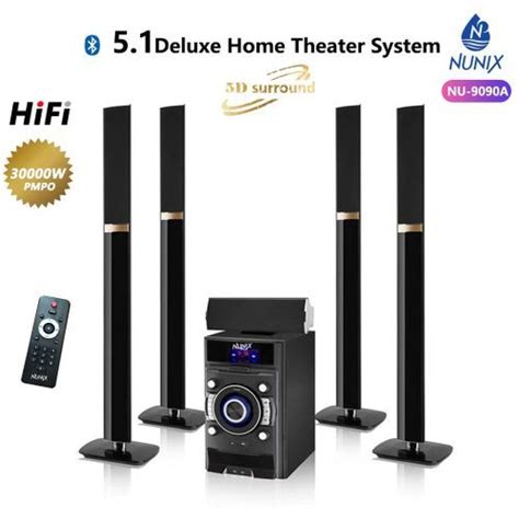 Nunix Ch Deluxe Home Theater System W Martichenhouseholds
