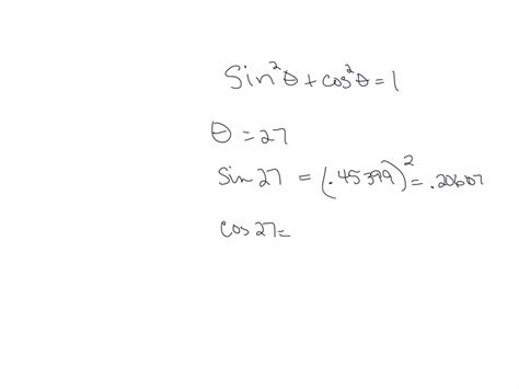 Solved Choose A Positive Number θ Greek Theta Less Than 900 And