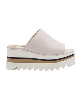 Stella Mccartney Sneak Elyse Semi Shine Alter Matte Wedge Mules