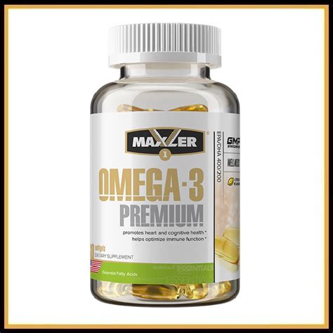 Омега 3 - Maxler Omega-3 Premium 60 капсул купить в Астане - Цена в ...