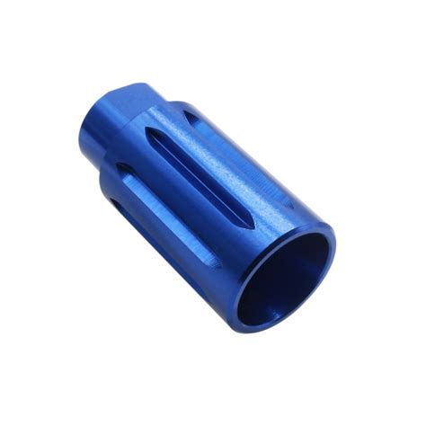 Ar 15 Flash Can Muzzle Brake Aluminum Blue