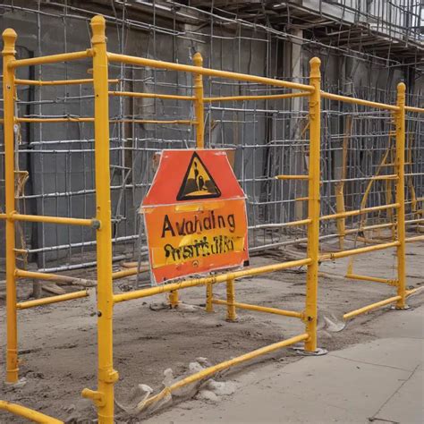 Avoiding Hazards Near Scaffolding Signage And Barricades Slough