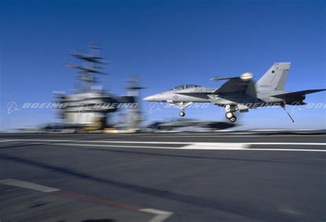 Boeing Images Fa 18 Hornet Landing On Aircraft Carrier