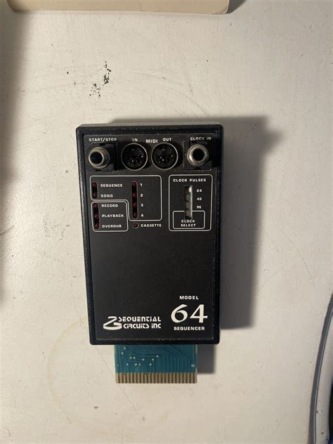 matrixsynth sequential circuits model 64 sequencer for the commodore