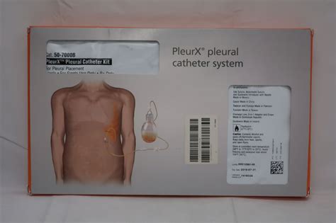 New Carefusion 50 7000bexp Pleurx Pleural Catheter Kit X Disposables