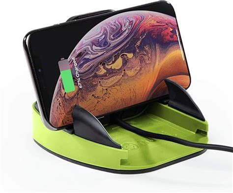 Amazon Com Wireless Charging Smart Dock Plus Wireless Car Charger And Phone Holder For Car