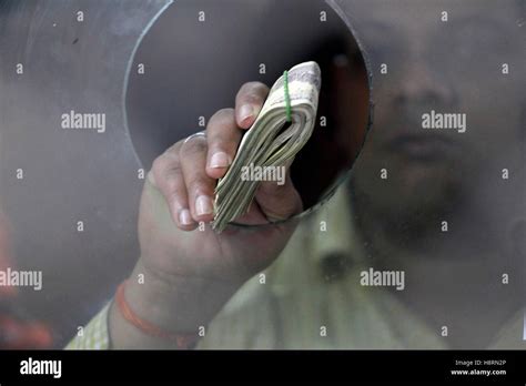 allahabad india 15th nov 2016 an employee count notes deposit by