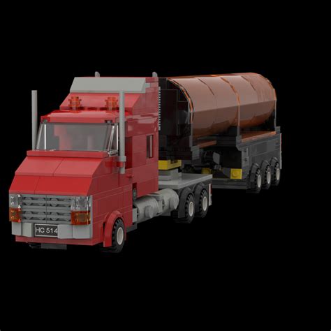 Lego Moc Fuel Tanker Truck By Absolutelegobuilds Rebrickable