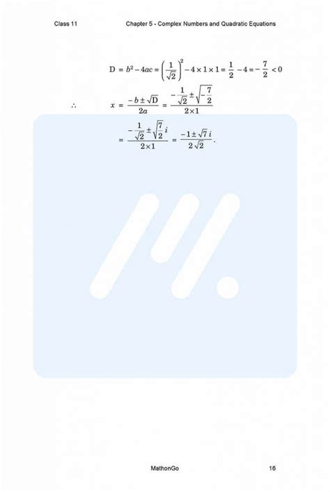 Ncert Solutions For Class Maths Chapter Exercise Mathongo