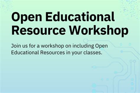 Open Educational Resource Oer Faculty Workshop Centre College
