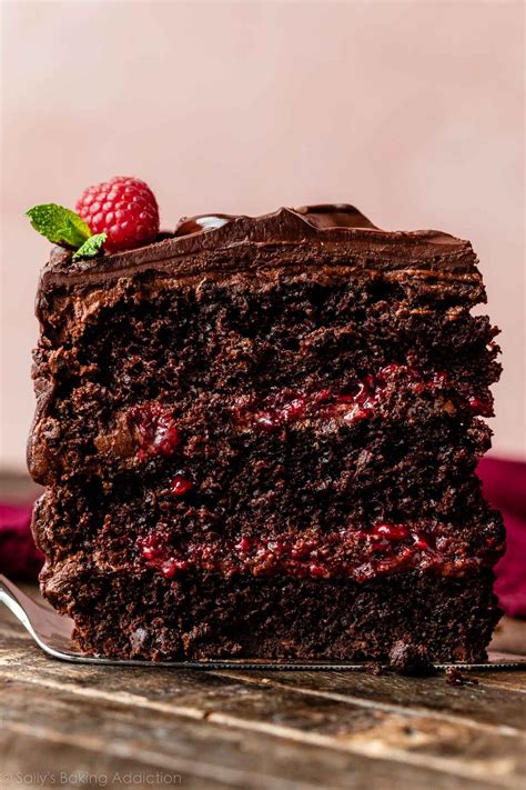 Layer Chocolate Cake With Raspberry Filling Informacionpublicasvet