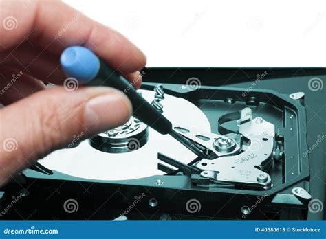 Hard Drive Fix Stock Photo Image Of Magnetic Hard Detail
