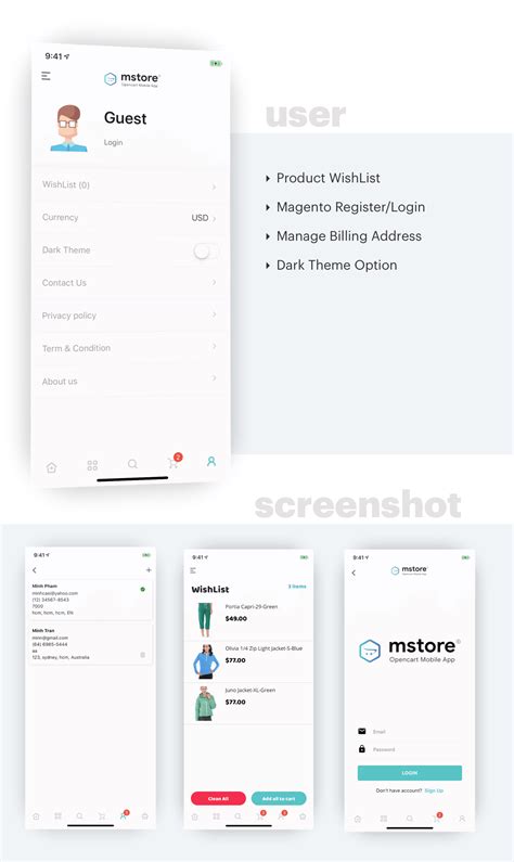 Mstore Opencart The Complete React Native E Commerce App Expo Version