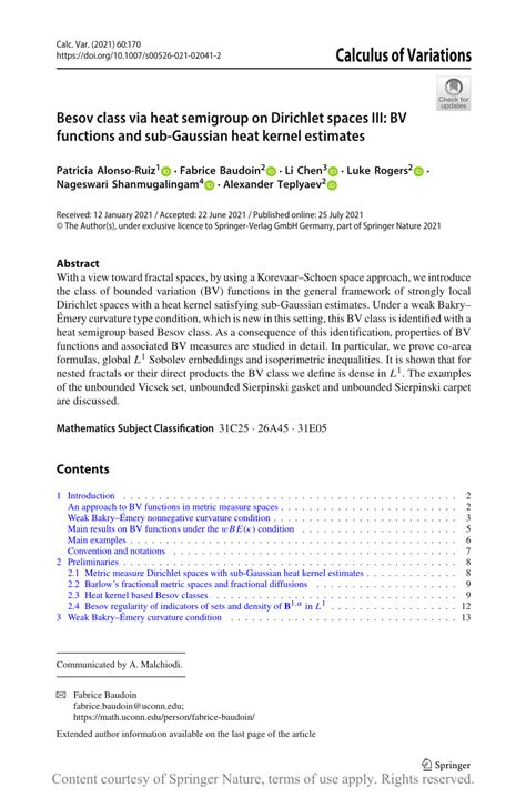 Besov Class Via Heat Semigroup On Dirichlet Spaces Iii Bv Functions And Sub Gaussian Heat