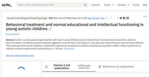 Behavioral Treatment And Normal Educational And Intellectual