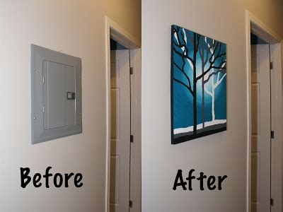 How To Hide An Electrical Panel That Looks Good Restore Decor More
