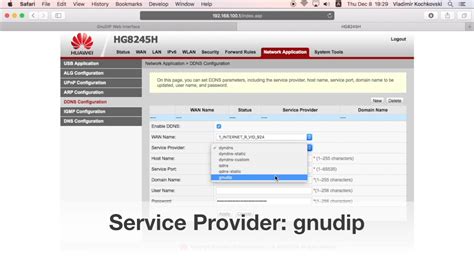 GetVladimir How To Setup DDNS On A Huawei Router HG H