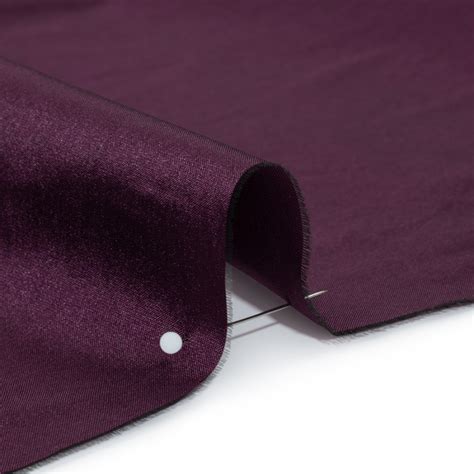 Polyester Taffeta Plain Dyed Aubergine Bellamy Collection