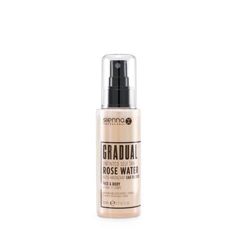 Sienna X Gradual Untinted Self Tan Rose Water 100 Ml