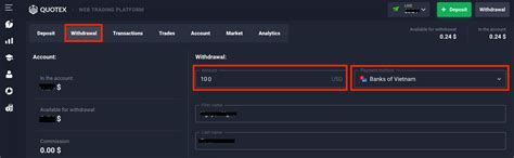 Quotex Deposit And Withdraw Money In Latin Countries Africa Arabic