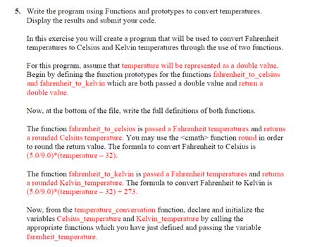 Solved Write The Program Using Functions And Prototypes To