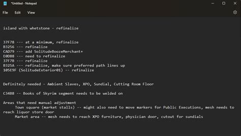 Modding Case Study Grroott S Solitude Part Navmesh Gregaaz S Bethesda Blogs Loverslab