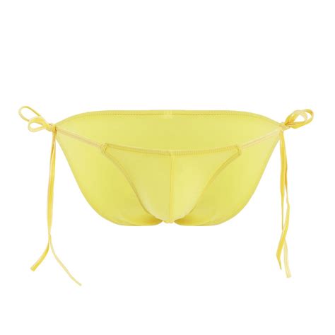 Abomasnow Mens Briefs Underwear Lace Up Sexy G String Thongs Low