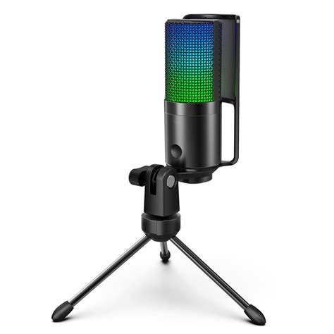 Microfone Gamer Fifine K669 PRO2 RGB USB Black