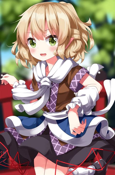 Safebooru 1girl Arm Warmers Black Footwear Black Skirt Blurry Blurry