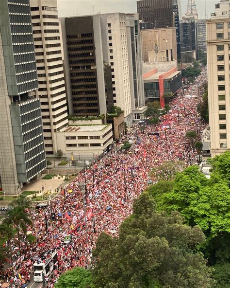 barbara von richthofen on Twitter Última caminhada da campanha Lula