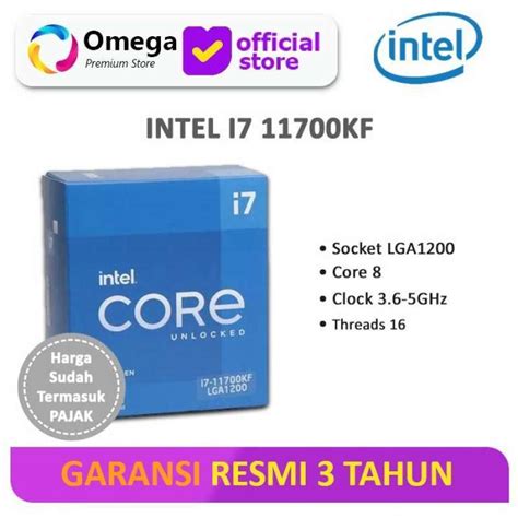 Jual Processor Intel Core I7 11700kf Box Di Seller Omega Premium