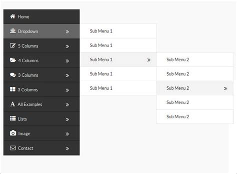 16 Best Html5 Css3 Jquery Dropdown Menus Free And Premium In Css Vertical Menu Templates Free