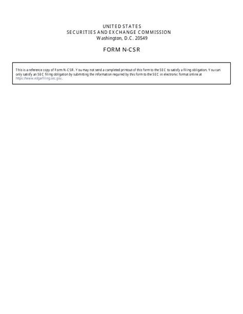 Form N Csr Sec Form 2569 Fill Out Sign Online And Download