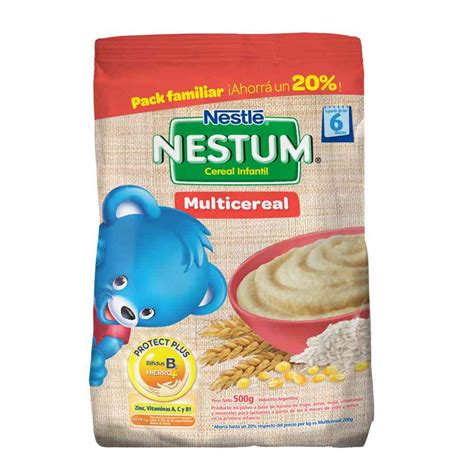 Cereal Infantil Nestum Multicereal 500 Gr Vea