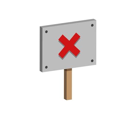 Premium Vector Error Sign