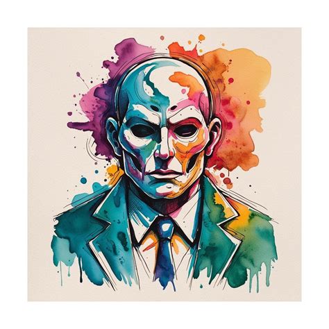 Download Ai Generated Watercolor Portrait Abstract Art Royalty Free