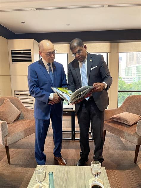 Myembassymanilamnl On Twitter He Ambassador Paid A Courtesy Call