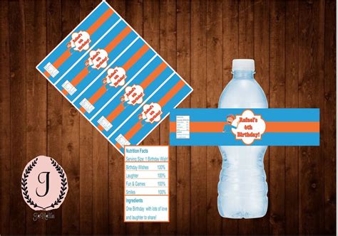 Blippi Printable Water Bottle Labels DIGITAL Etsy
