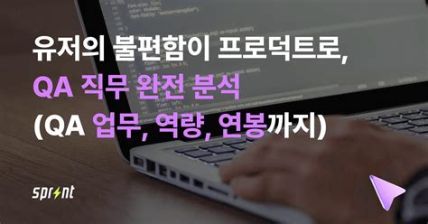 Qa 뭐 하는 직무 인가요 코드잇 스프린트 Codeitsprint