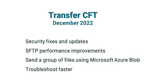 what s new in axway transfer cft december 2022 youtube